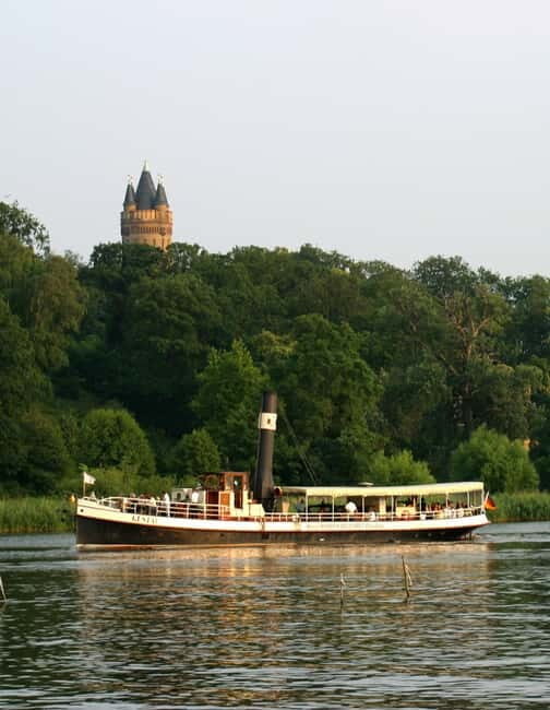 Potsdam: Original steam ship Gustav from 1908. Coal-fired, boat tour - Key Points