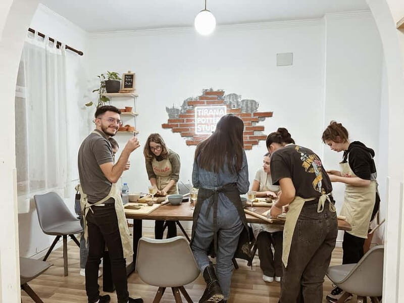 Pottery and Wine Workshop in Tirana - Key Points