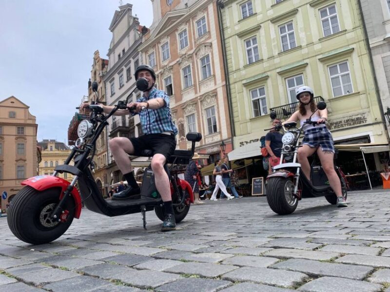 Prague 3 Hours Grand Fat-tire E-scooter Tour - Breakdown of the Experience