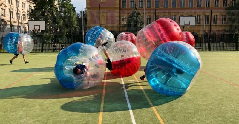 Prague: Bubbles football in city centre of Prague - The Meeting Point and How to Find It