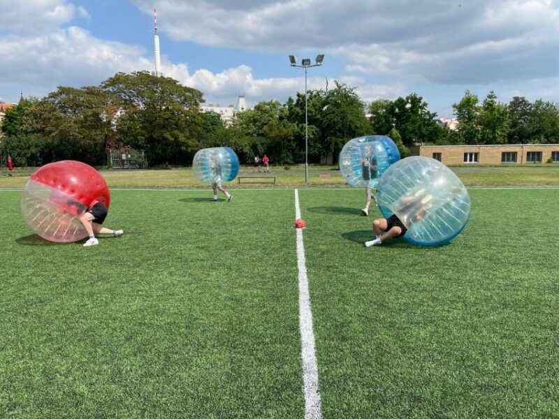 Prague: Bubbles football - Zorb Football in centrum - Key Points