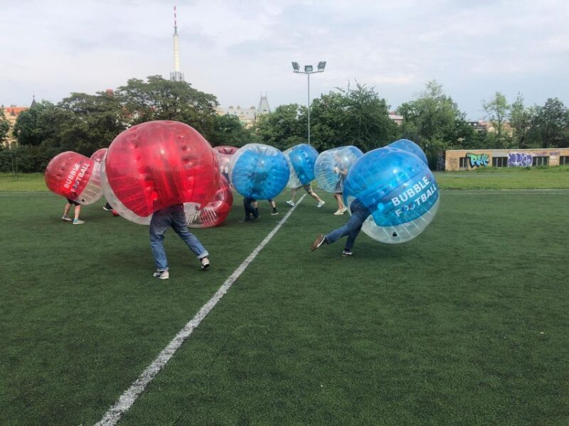 Prague: Bubbles football - Zorb Football in centrum - The Central Location and Meeting Point