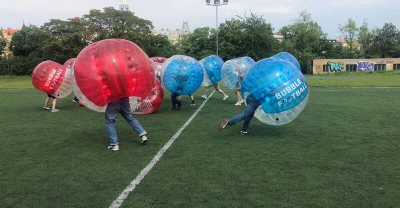Prague: Bubbles football - Zorb Football in centrum - What to Expect During the Hour