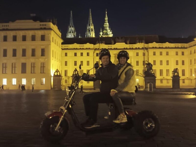 Prague City sightseeing in Night Trike Tour - The Experience: What It Feels Like to Ride an E-Trike in Prague