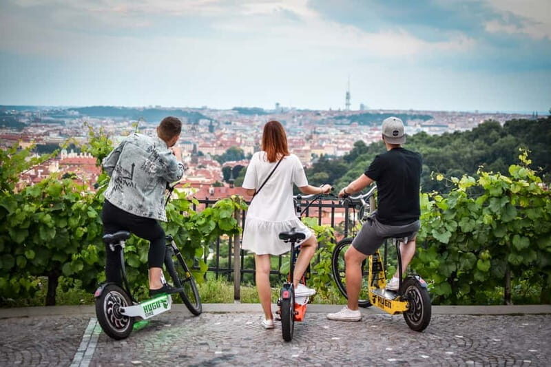 Prague: E-Scooter Grand City & Panoramas Small-Group Tour - FAQs