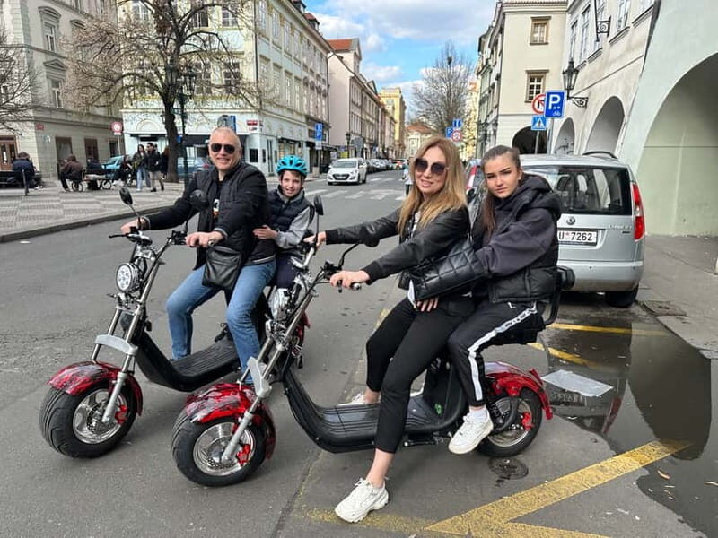 Prague: Guided Fat Tire e-Scooter Tour - Key Points