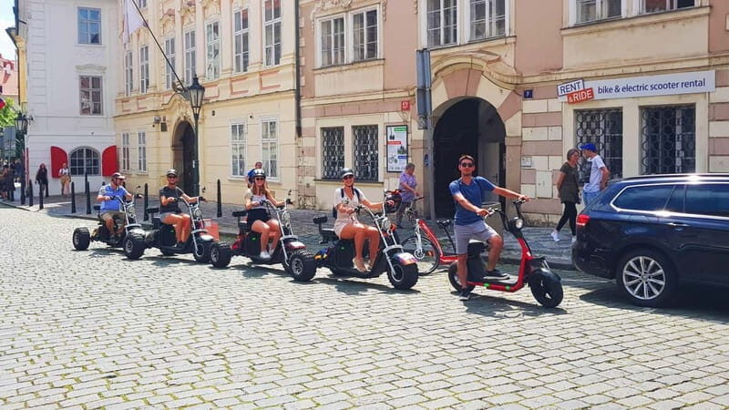 Prague: Panoramic Viewpoints Guided Electric Tricycle Tour - The Itinerary in Detail