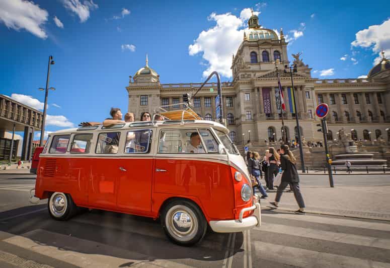 Prague: Private Sightseeing Tour in original VW Samba bus - The Itinerary in Detail