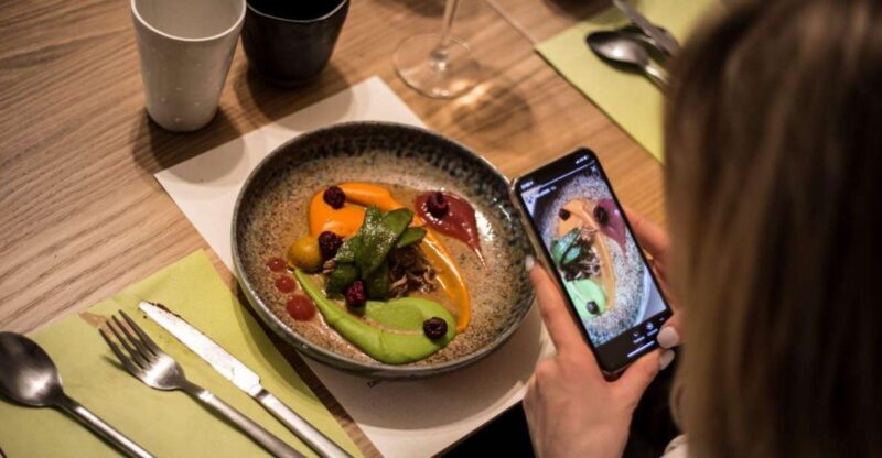 Prague: Savor 10 Course Dinner in Chefs Kitchen - The Show-Stopping Dessert: Edible Painting