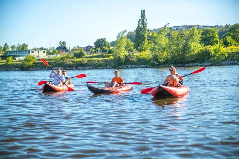 Prague: Vltava River Double Kayak Rental - Key Points