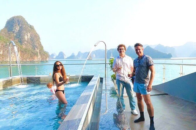 Premium 5-Star Day Cruise with Pool in Ha Long & Lan Ha Bay - An Introduction to the Experience