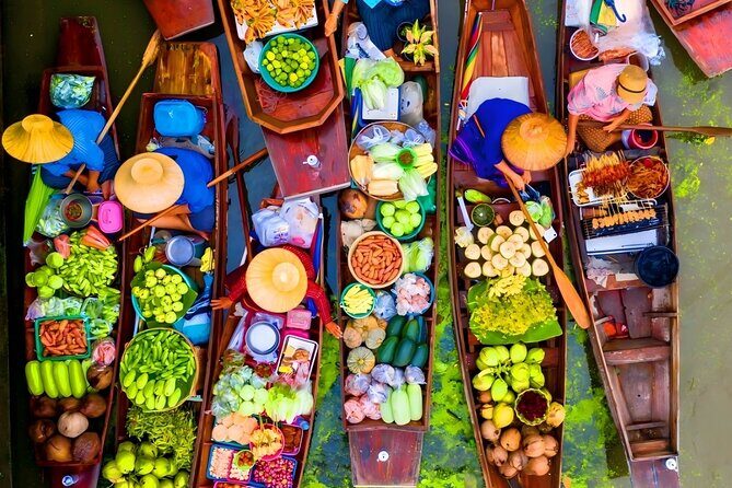Premium DamnoenSaduak Floating Market Michelin Food One Day Tour - Key Points