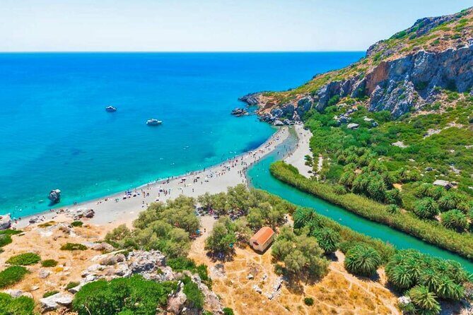 Preveli Beach and Damnoni Kourtaliotikowaterfalls from Rethymno - Key Points
