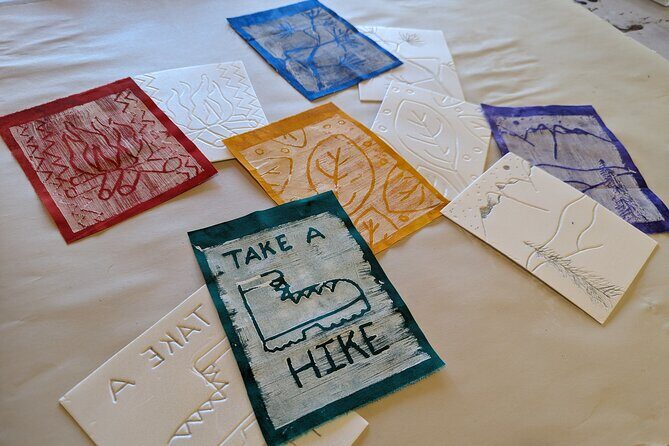 Printmaking Pennant Flags Art Kit in Estes Park - Meeting Point and Logistics