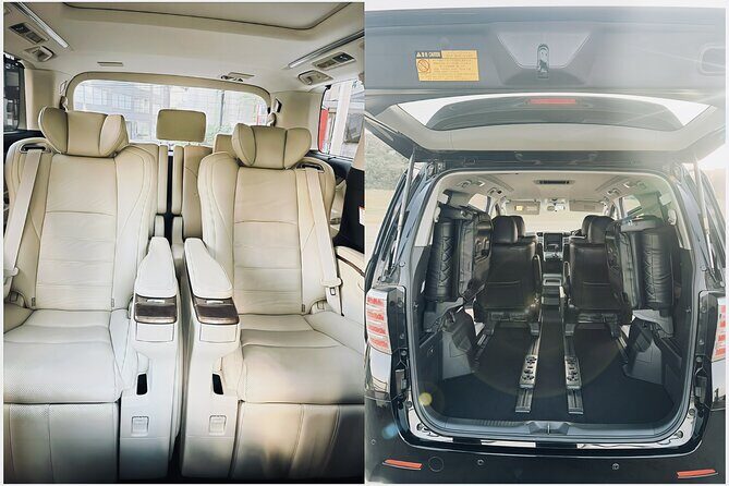 Private Airport transfer Kansai Intl. Airport(KIX) to OSAKA CITY - The Vehicle and Comfort