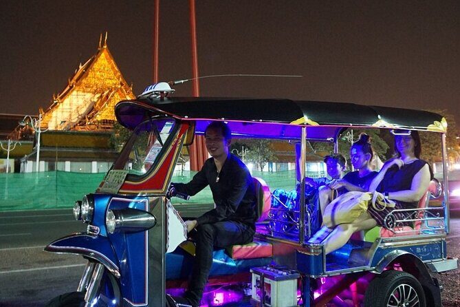 Private Bangkok Night City Tour by Tuk-Tuk with Thai Food - FAQs