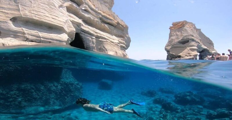 Private Boat Tour at your Top 4 beaches in Milos - Exploring the Milos Private Boat Experience