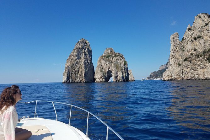 Private boat tour to Capri departing from Sorrento - Historical sites from the sea