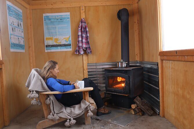 Private Canadian Winter Adventure Ice Fishing and Snowshoeing - The Transportation and Setup