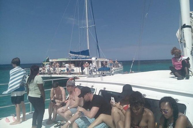 Private Catamaran Sail Snorkel Private Group Boat Tour Falmouth Jamaica - Key Points