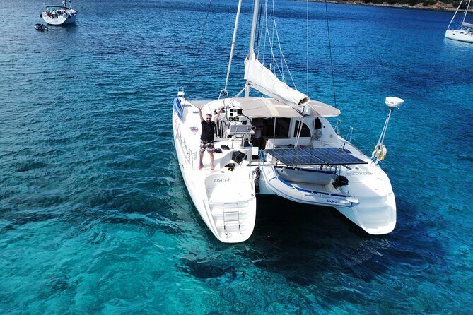 Private catamaran sailing trip around La Caletta -Berchida - Sardinia - Key Points