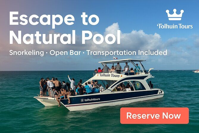 Private catamaran to Punta Cana Natural Pool + Snorkell - Key Points
