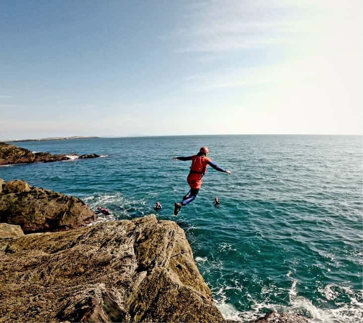 Private Coasteering on Anglesey, N Wales (jump, swim, climb) - Introduction to Coasteering in Anglesey