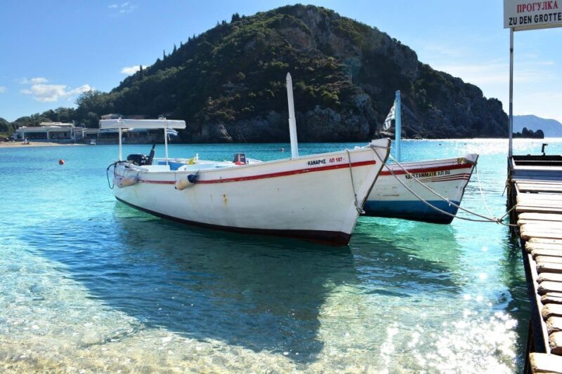 Private Corfu Tour - Paleokastritsa & Glyfada beach - Relaxing on Glyfada Beach