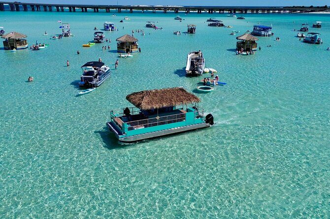 Private Crab Island 18 Passenger Tiki Pontoon Adventure - Exploring the Details of the Private Crab Island Tiki Pontoon Adventure