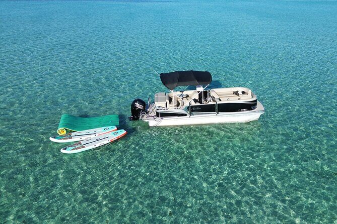 Private Crab Island Charter with Inflatables - The Boat and Onboard Amenities