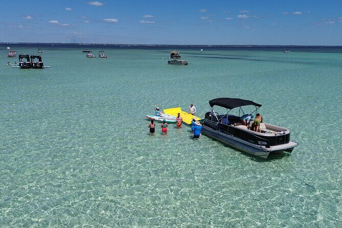 Private Crab Island Charter with Inflatables - The Water Activities