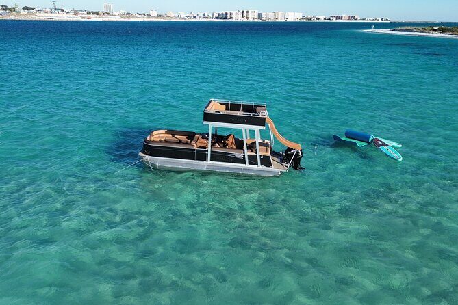 Private Crab Island Luxury Slide Pontoon Charter - A Detailed Look at the Private Crab Island Luxury Slide Pontoon Charter