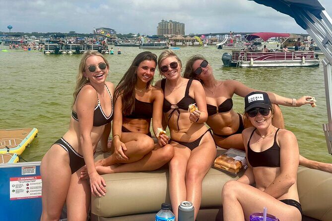 Private Crab Island Pontoon Charter with Bote Hangout Floats! - Thorough Breakdown of the Itinerary