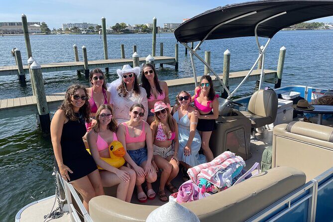 Private Crab Island Pontoon Charter with Bote Hangout Floats! - Frequently Asked Questions