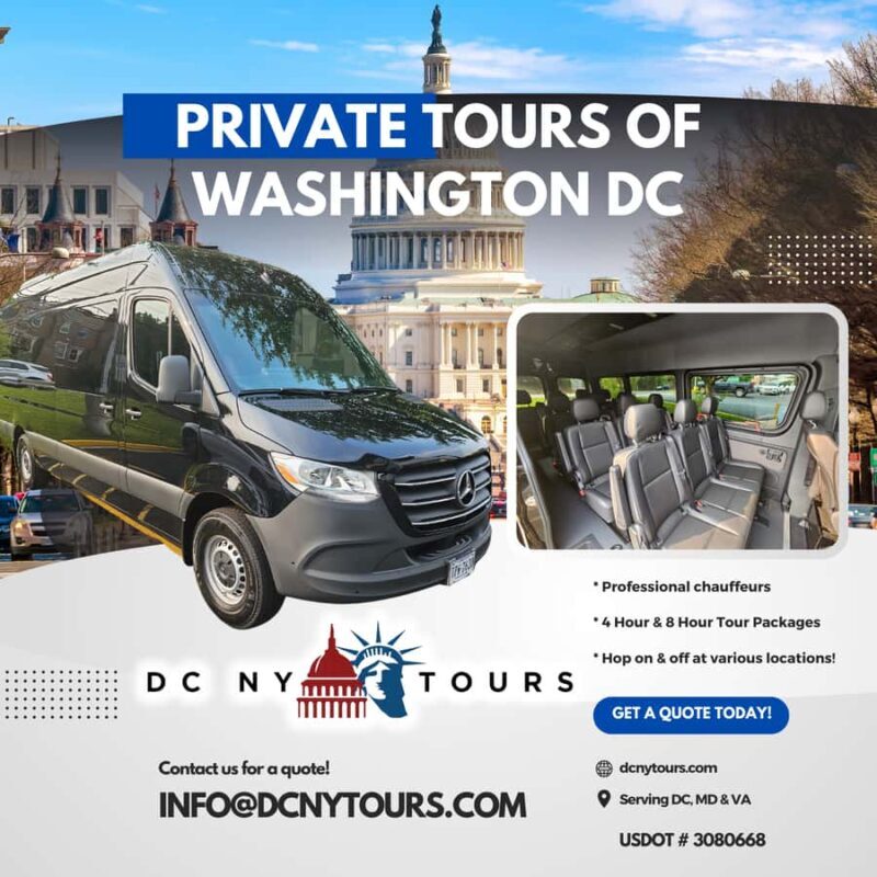Private Customizable Guided Tour of Washington DC - The Experience: Comfort, Connection, and Customization