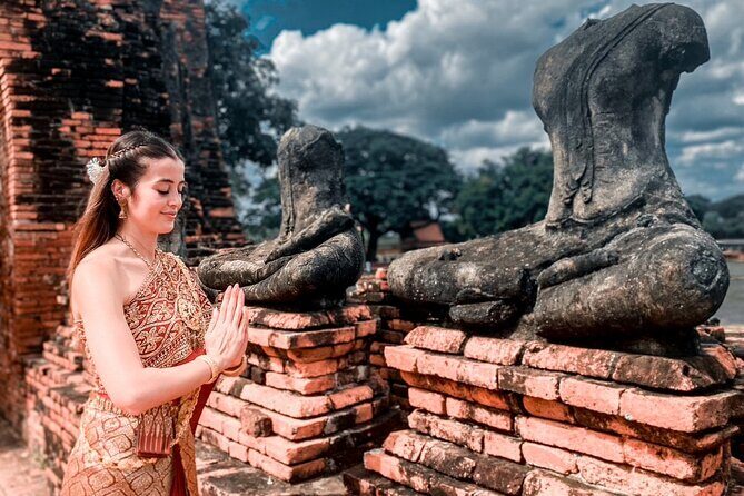 Private Damnoen Saduak Floating Market, Erawan Falls & Ayutthaya - Key Points