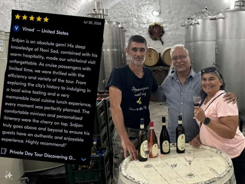 Private Day Tour Discovering Gems of Novi Sad in Luxury - Key Points