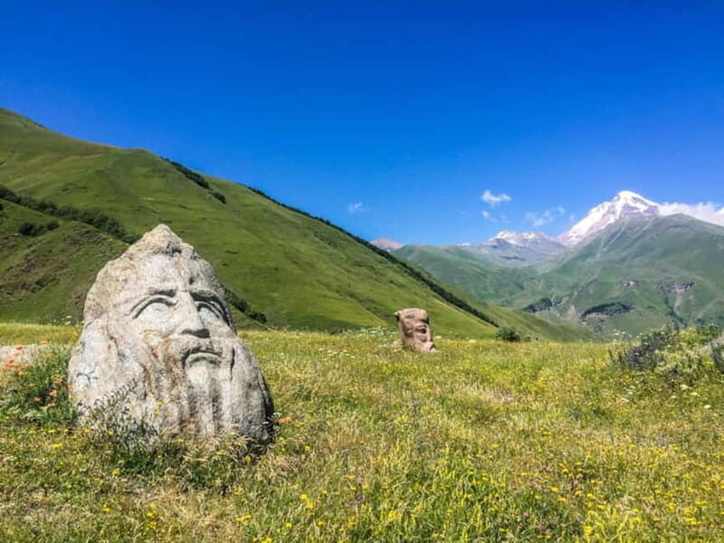 Private day trip to Stepantsminda, Kazbegi Mountains & Sno - The Quirky Detour: Sculptures in Sno