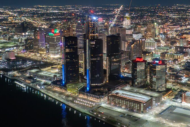 Private Downtown Detroit Helicopter Ride - Aerial Perspectives on Detroit: An Honest Look at the Private Helicopter Tour