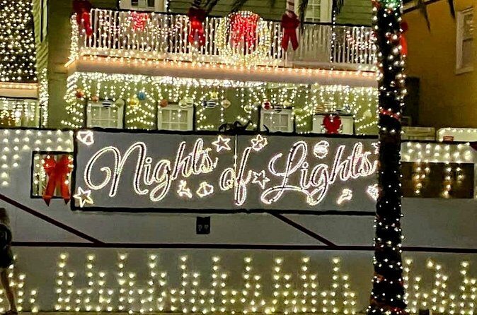 Private Electric Golf Cart Nights of Lights Tour up to 12 people - Practical Details