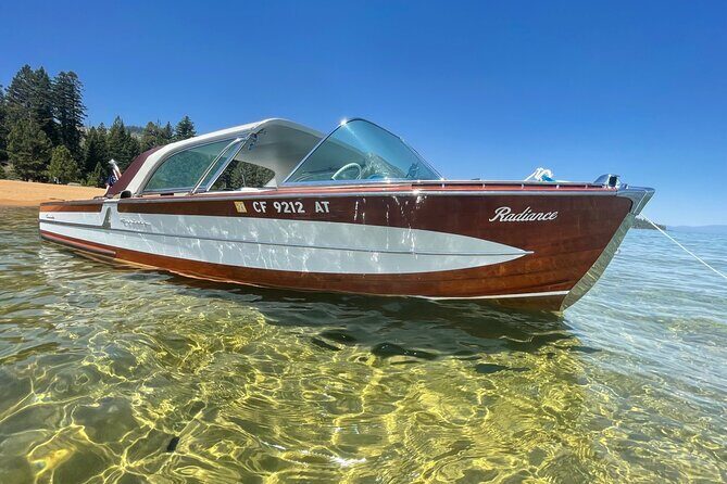 Private Emerald Bay, Lake Tahoe Tour with Captain (2 hours) - A Classic Boat with a Timeless Feel