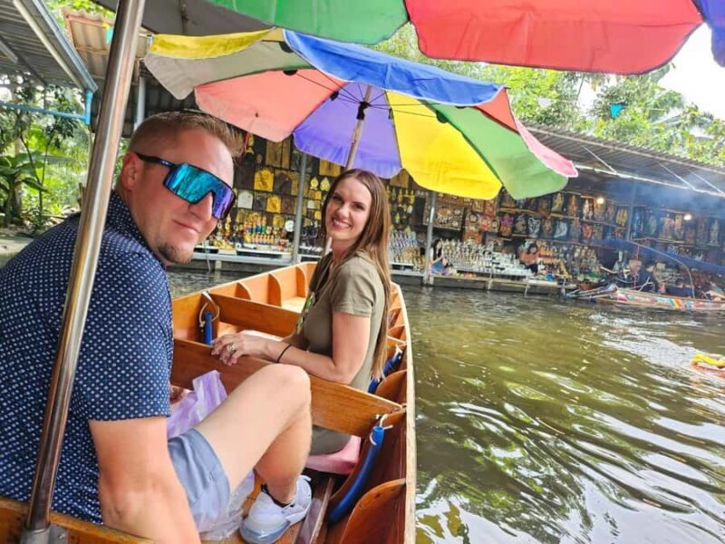 Private Floating & Train Market + DRAGON Temple + Thai Cafe - Key Points