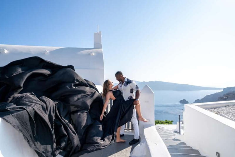 Private Flying Dress Photoshoot Santorini With Pickup - FAQ