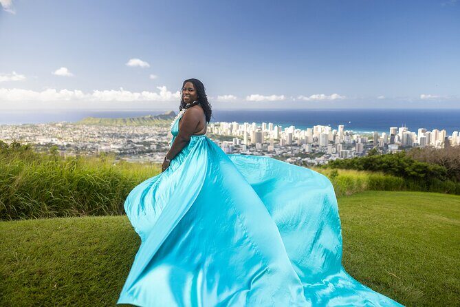Private Flying Dress Photoshoot With A View - The Photoshoot Itself