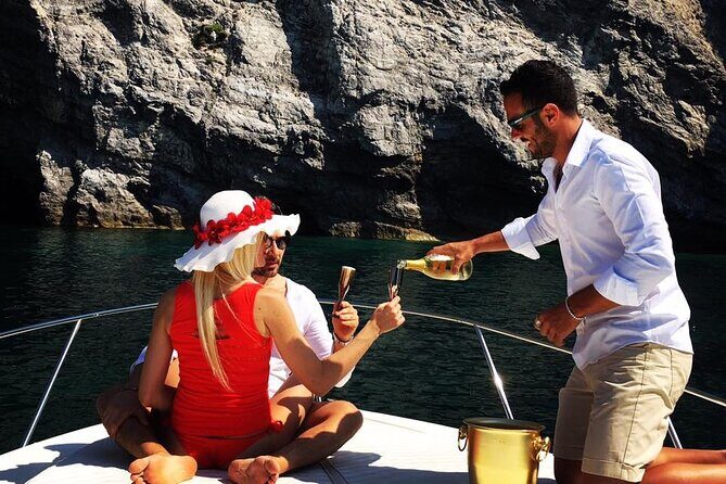 Private full day tour by boat along Positano and Amalfi - The Sum Up