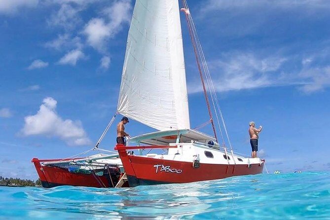 PRIVATE Full Day Tour : Moorea Snorkeling & Sailing on a Catamaran named Taboo - Key Points: