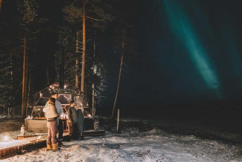 PRIVATE Glass Igloo Dinner Under Northern Lights - The Experience in Detail
