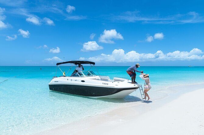 Private Grace Bay Boat Sunset Tour with Pickup - Key Points