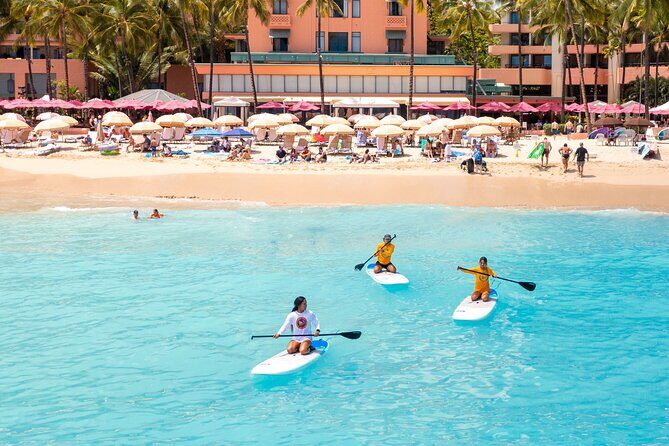 Private Group SUP Trio by Waikiki Beachboys at the Royal - Key Points