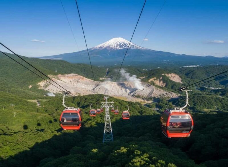 Private Hakone Day Escape from Tokyo with Scenic Stops - Owakudani Valley: Volcanic Wonderlands
